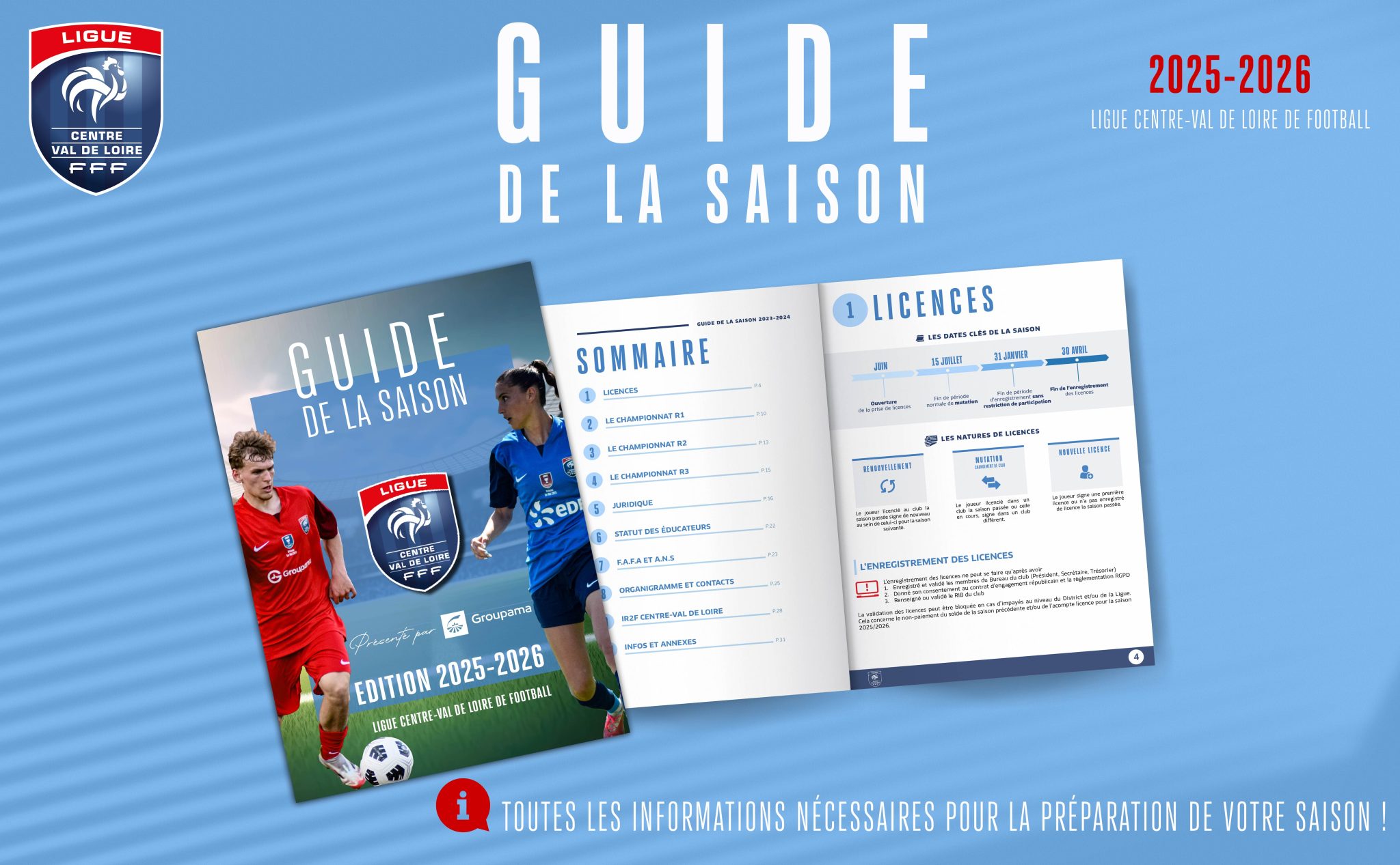 Guide de la saison 2025/2026 ! – LIGUE CENTRE-VAL DE LOIRE DE FOOTBALL